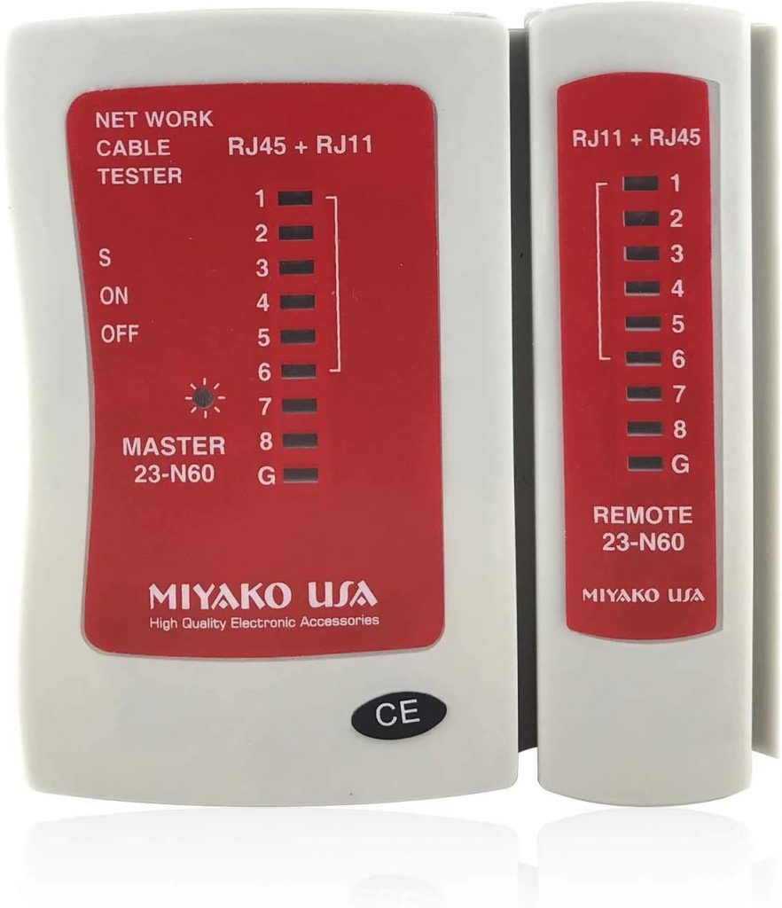 Network Cable Tester 23-N60 - Miyako-USA Connecting The World